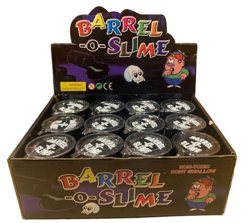 12 Pieces of Black Large Barrel O Slime in Display Box | Los Angeles ...