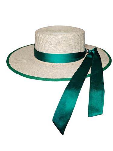 Capri Straw (Green) | Jnellz Brim Roar