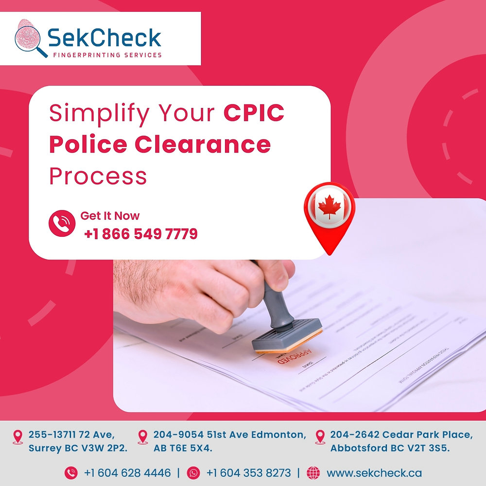 Simplify your CPIC police clearance process