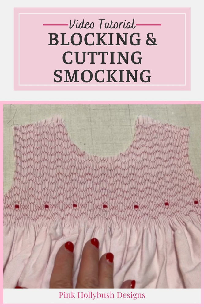 How to Block & Cut Smocking