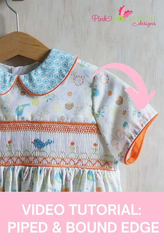 Piped & Bound Edge Heirloom Sewing Tutorial