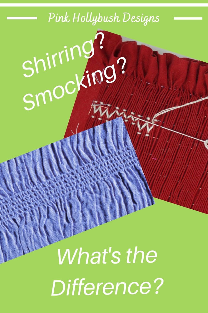 Shirring, Smocking, What's the Difference?