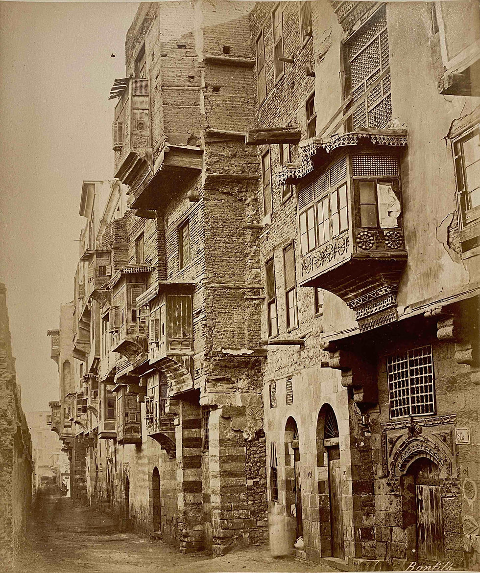 Felix BONFILS (1831-1885) Le Caire, quartier Toulon, signé c.1870 | La ...