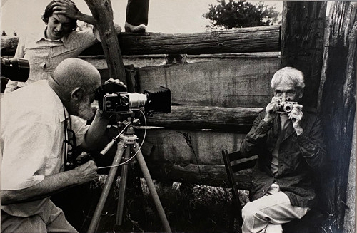 J.H.Lartigue et Ansel Adams aux RIP d'Arles -Tirage de Roger DOLOY-1974 ...