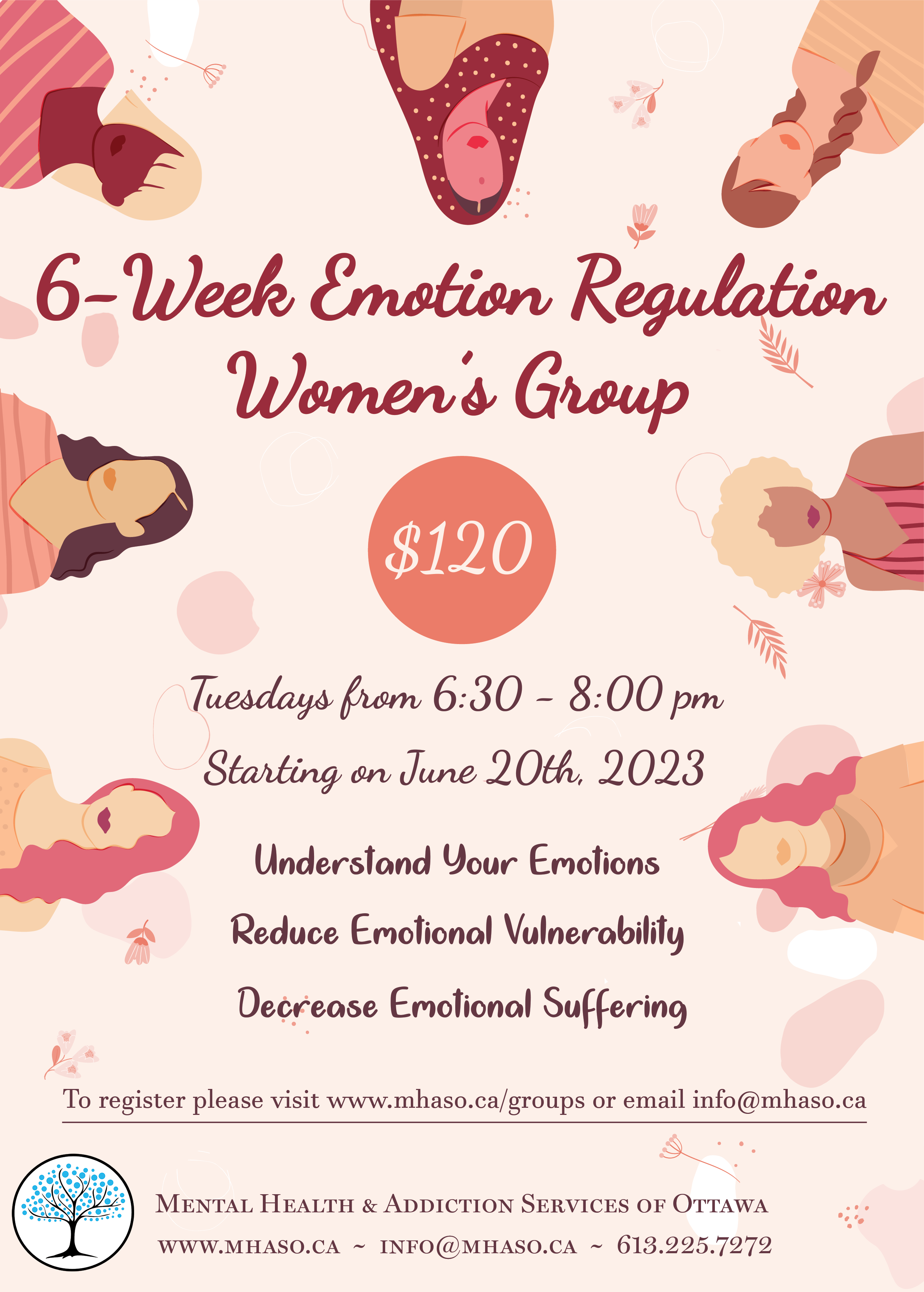 6 week Emotion Regulation Women’s Group | M.H.A.S.O.