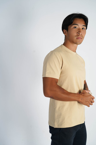 Kihon Sleek Tee (Cream) | Kihon