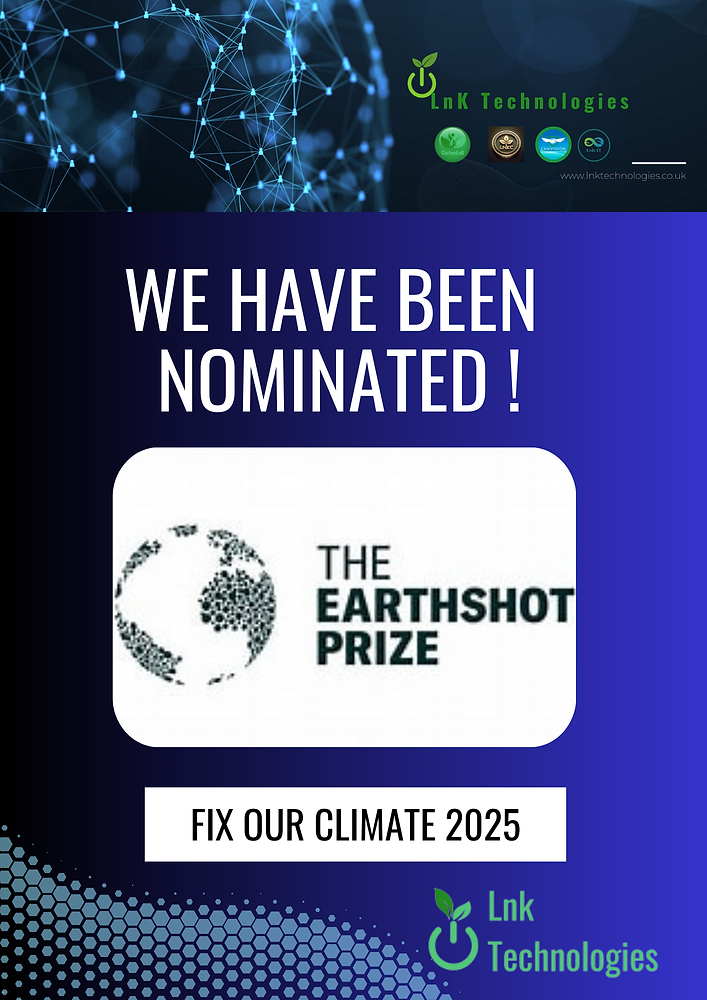 We got nominated for Earthshot prize 2025