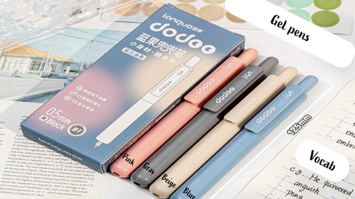 Dodoo Morandi color Gel Pen | Mint My Desk