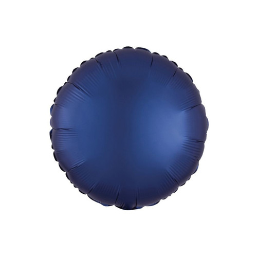 Helij balon okrugli satin luxe navy | Not