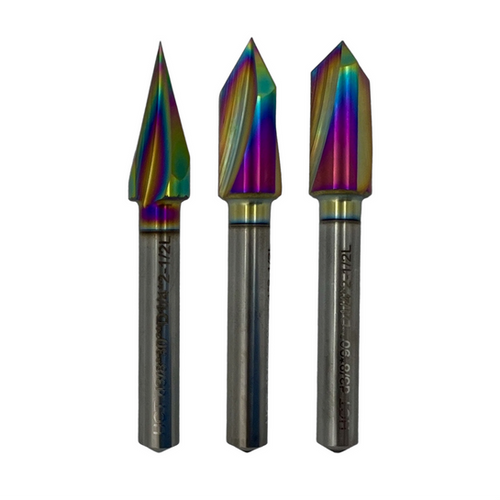 3/8" V-Bit CNC Bit Set | High Country Tools