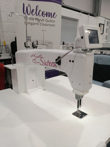 SOLD! Handi Quilter Sitdown Sweet Sixteen 16" Longarm | Preloved Longarms