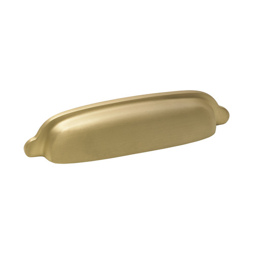 BRUSHED BRASS CUP HANDLE | Gallery Kitchens