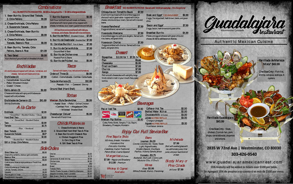 MENU | guadalajara