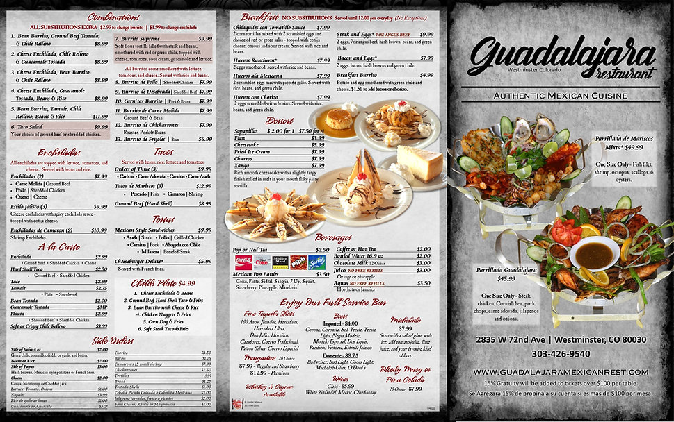 MENU | guadalajara