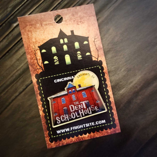 The Dent Schoolhouse Pin | Spookyshop