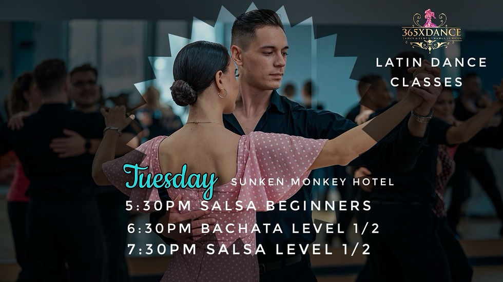 Central Coast Salsa Dance Registation day | 365XDANCE