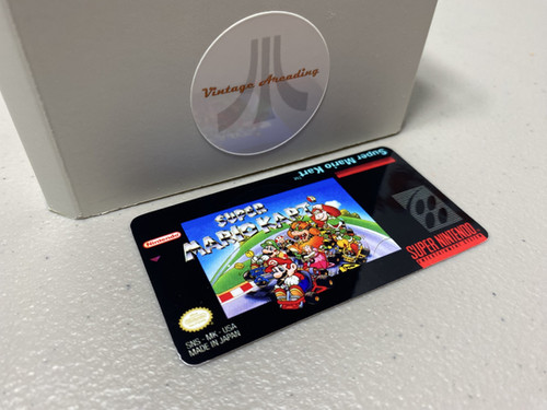 Super Mario Kart (SNES) Replacement Game Label | Vintage Arcading
