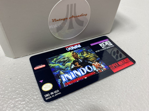 Inindo (SNES) Replacement Game Label | Vintage Arcading