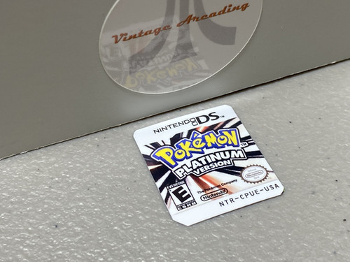 Pokemon Platinum (Nintendo DS) Replacement Label | Vintage Arcading
