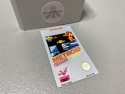 Metroid (NES) Replacement Game Label | Vintage Arcading