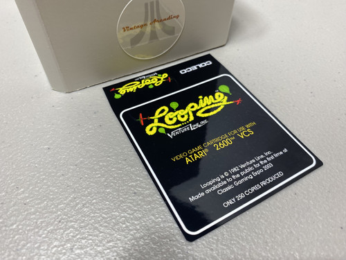 Looping Variant (Atari 2600) Replacement Game Label | Vintage Arcading