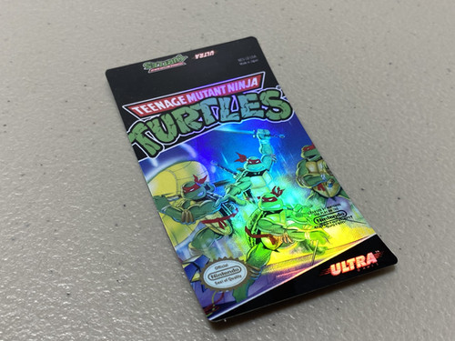 Teenage Mutant Ninja Turtles, Holographic (NES) Replacement Game Label ...