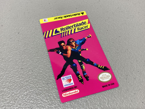 Rollerblade Racer (NES) Replacement Game Label | Vintage Arcading