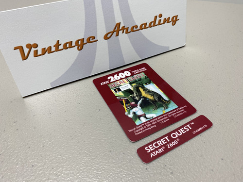 Secret Quest (Atari 2600) Replacement Game Label | Vintage Arcading