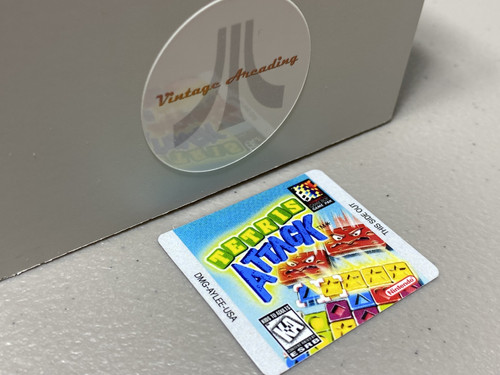 Tetris Attack (Gameboy) Replacement Game Label | Vintage Arcading