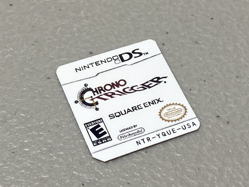 Chrono Trigger (Nintendo DS) Replacement Label | Vintage Arcading