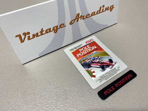 Pole Position (Atari 2600) Replacement Game Label | Vintage Arcading