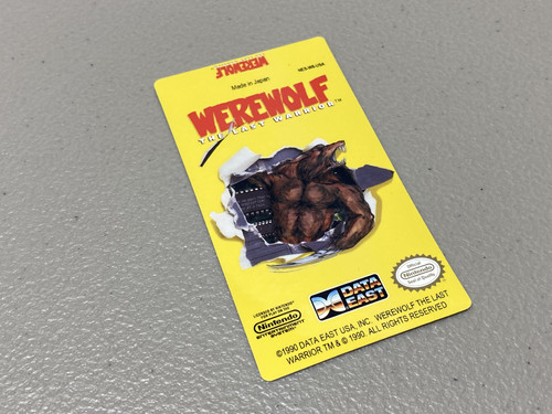 Werewolf (NES) Replacement Game Label | Vintage Arcading