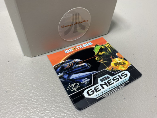 Death Duel (Sega Genesis) Replacement Game Label | Vintage Arcading