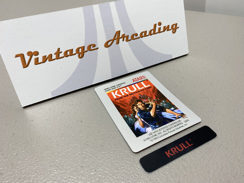 Krull (Atari 2600) Replacement Game Label | Vintage Arcading