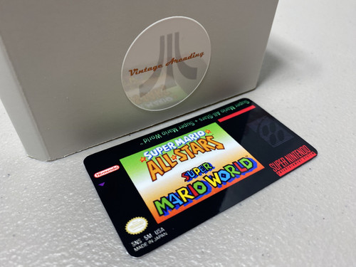 Super Mario All Stars/Super Mario World (SNES) Replacement Game Label ...