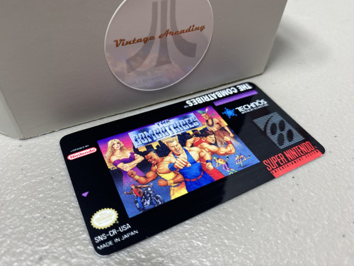 Combatribes (SNES) Replacement Game Label | Vintage Arcading