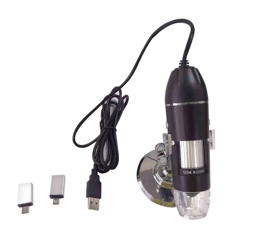 Adjustable 1600X 3 in 1 USB Digital Microscope Electronic Microscope ...