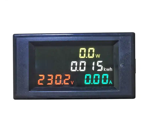 D69-2049 Multi-Functional Color Screen AC Voltmeter Ammeter Volt ...