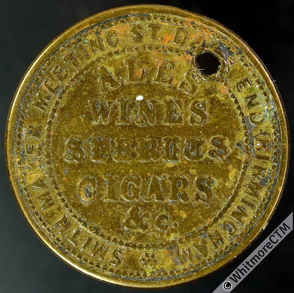 Inn / Pub refreshment tokens | UK | Whitmore Coins Tokens and Medals 4/9