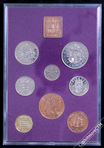 1970 Royal Mint presentation proof set of the last UK pre-decimal ...