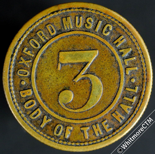 Middlesborough Inn Token 3224mm Oxford Music Hall Body of the Hall 3 ...