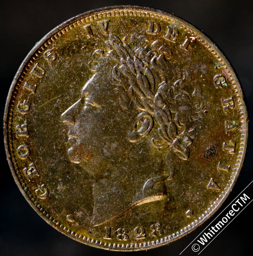 1828 British Bronze Farthing George IV | whitmore