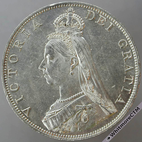 1887 Double Florin - Roman I. Proof-like | whitmore