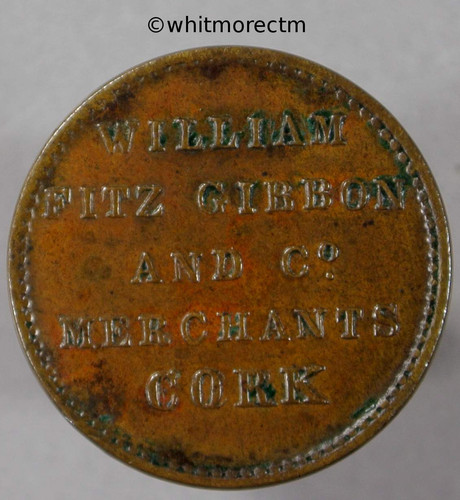 Unofficial Farthing Token Cork 5740 Wm.Fitz Gibbon & Co | whitmore