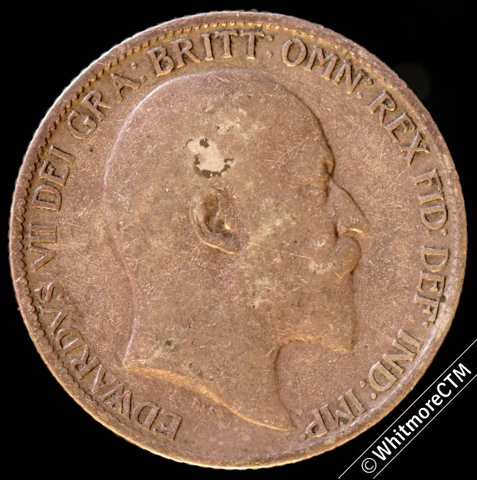 1907 British Sixpence Edward VII | whitmore