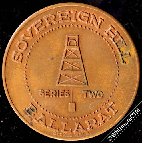 Australia Sovereign Hill Souvenir Medal 35mm Copper W.R.Watson & Co ...