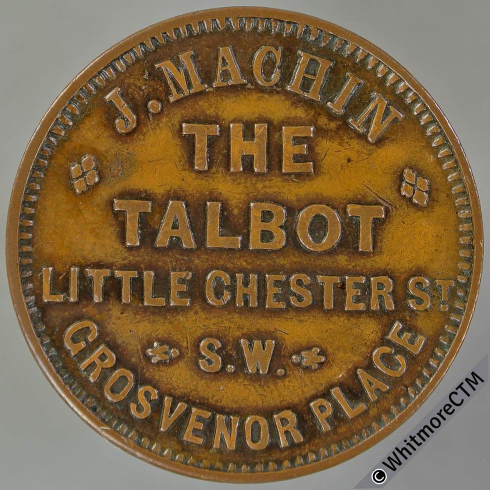 Inn / Pub refreshment tokens | UK | Whitmore Coins Tokens and Medals 4/9