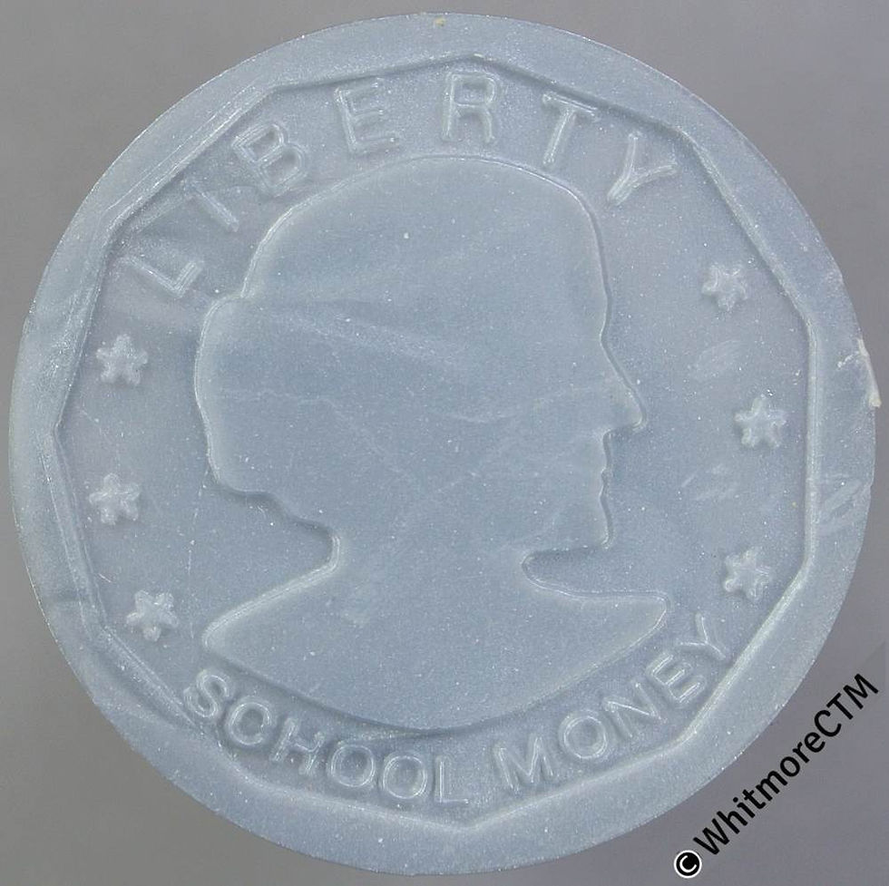 Toy Coin USA 29mm Susan B Anthony / Eagle Dollar - School Money - Grey ...