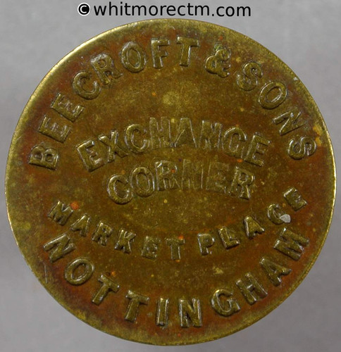 Unofficial Farthing Nottingham 4060 1862 Beecroft & sons - Victoria ...