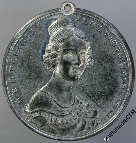 1837 Majority of Princess Victoria Medal 38mm B1740 By Halliday. WM ...